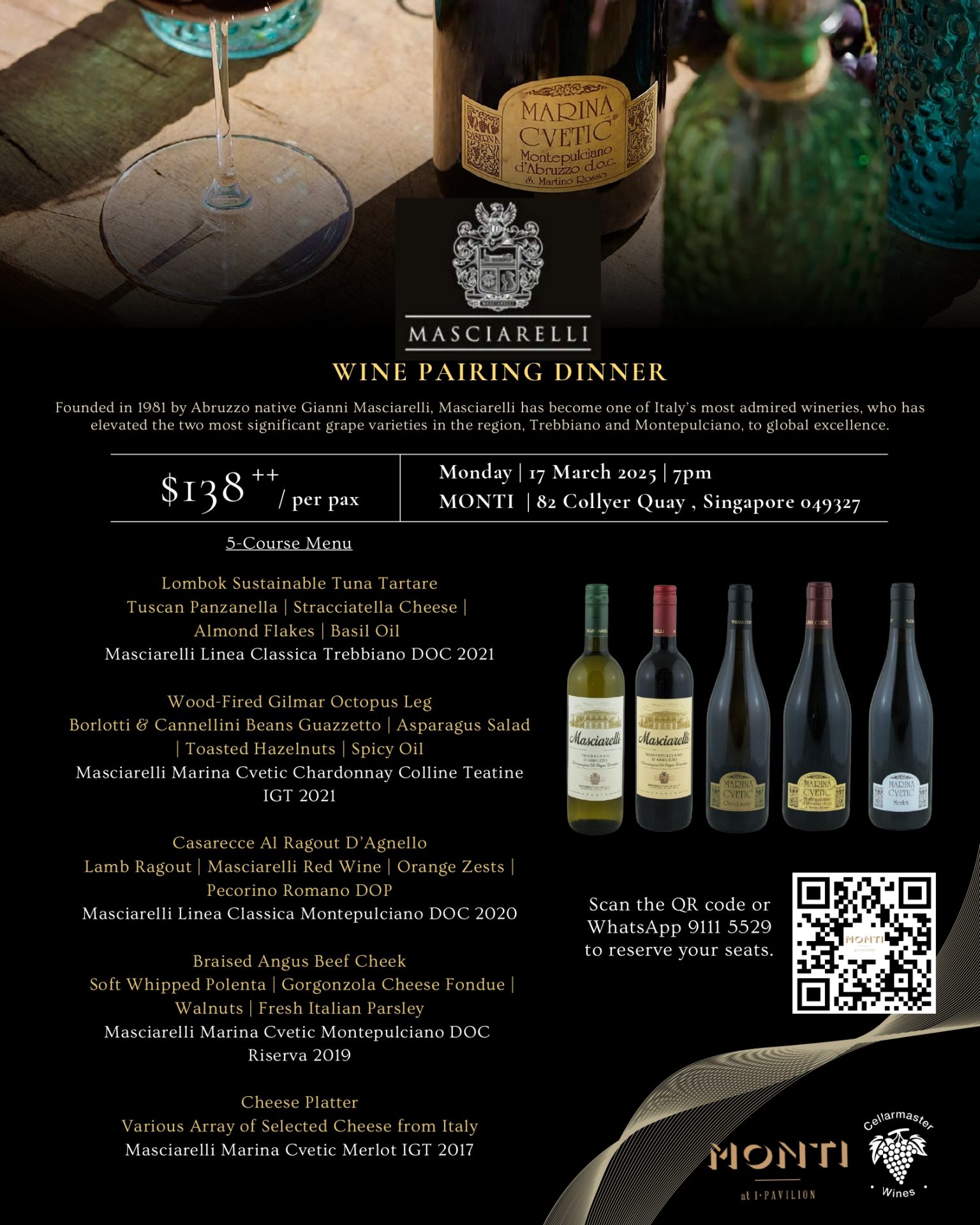 Best Italian Restaurant & Bar in Singapore - Monti